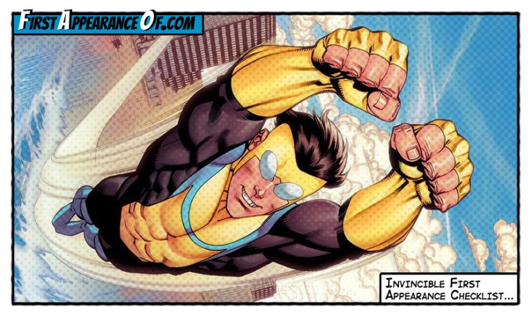 Invincible Comic Checklist of 1st Appearances